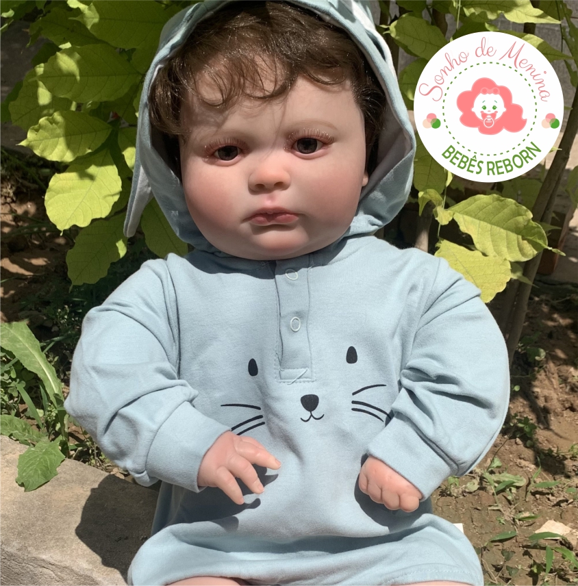 Bebê Reborn Realista Joseph - Sonho de Menina - Bebê Boneca Reborn