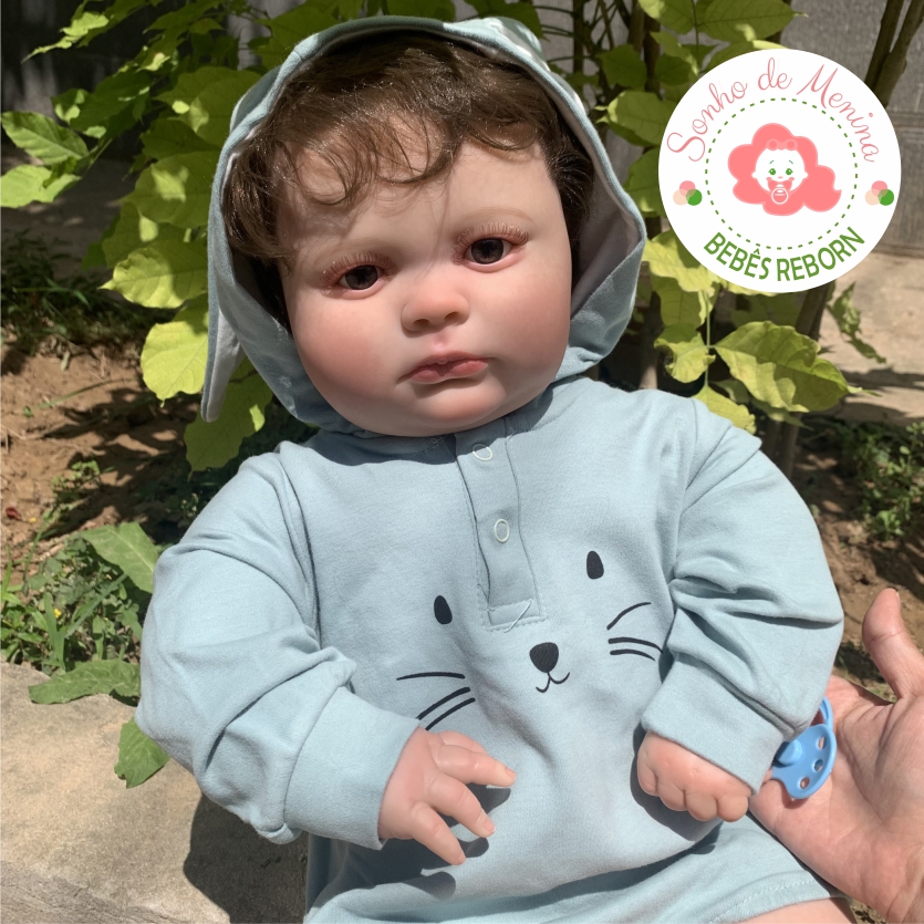 Bebê Reborn Realista Joseph - Sonho de Menina - Bebê Boneca Reborn