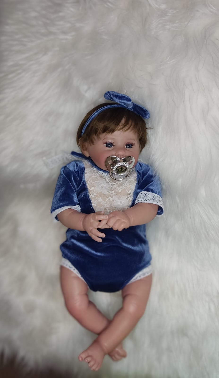 Bebê Reborn Raven - Sonho de Menina - Bebê Boneca Reborn