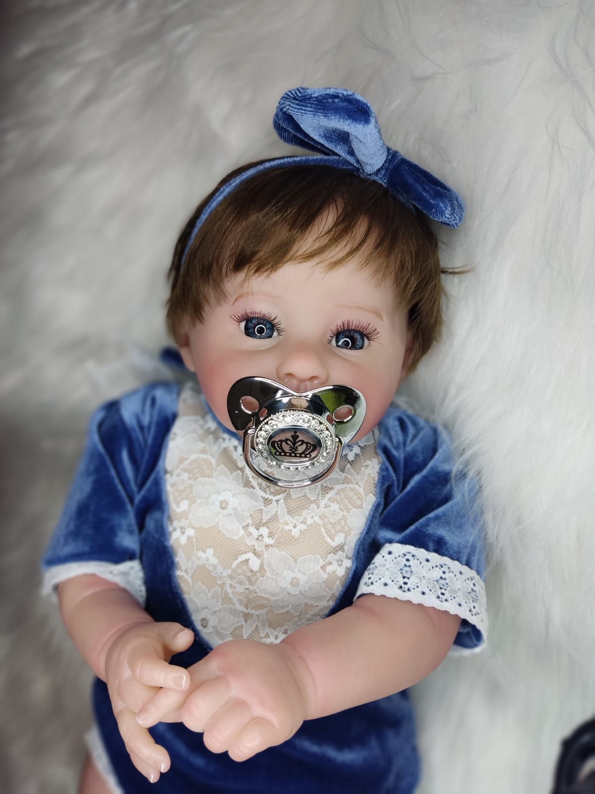 Bebê Reborn Raven - Sonho de Menina - Bebê Boneca Reborn