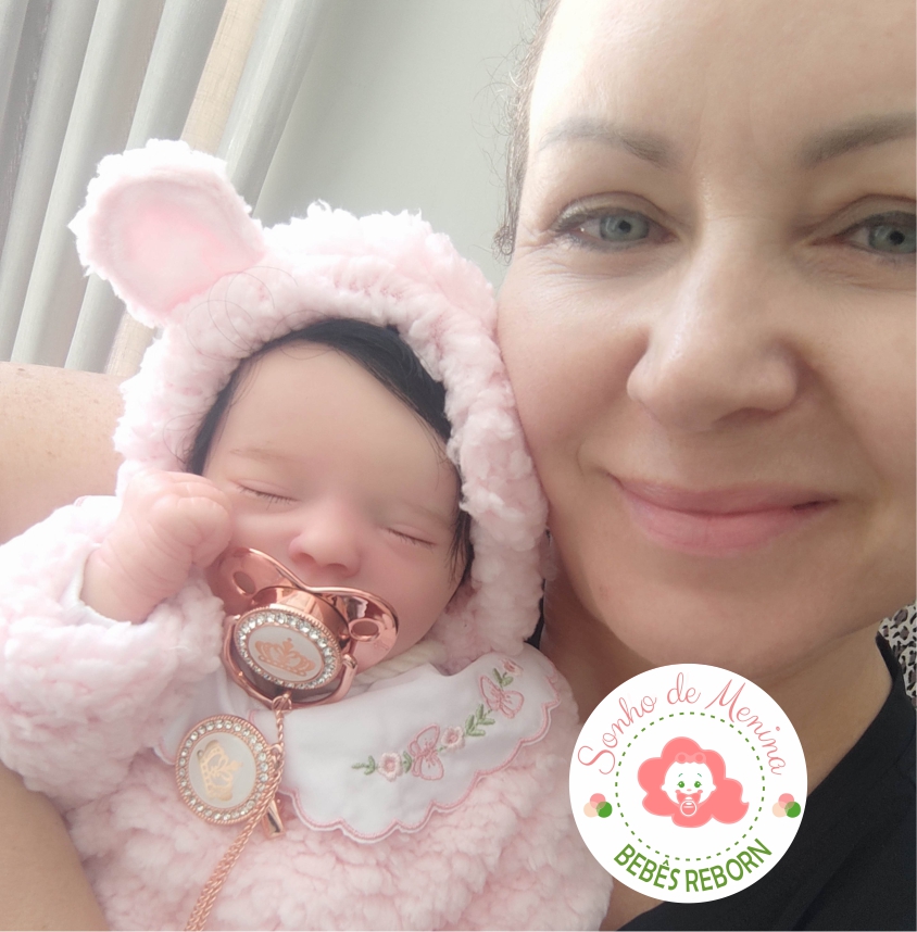 Bebê Reborn ultra realista molinho - Sonho de Menina - Bebê Boneca Reborn