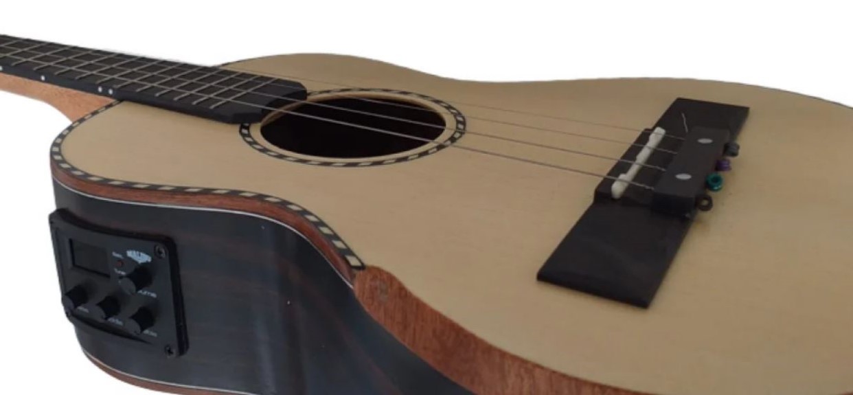 Cavaco Malibu Eletroacústico CTSE-E Solid Spruce Fosco - Look Music ...