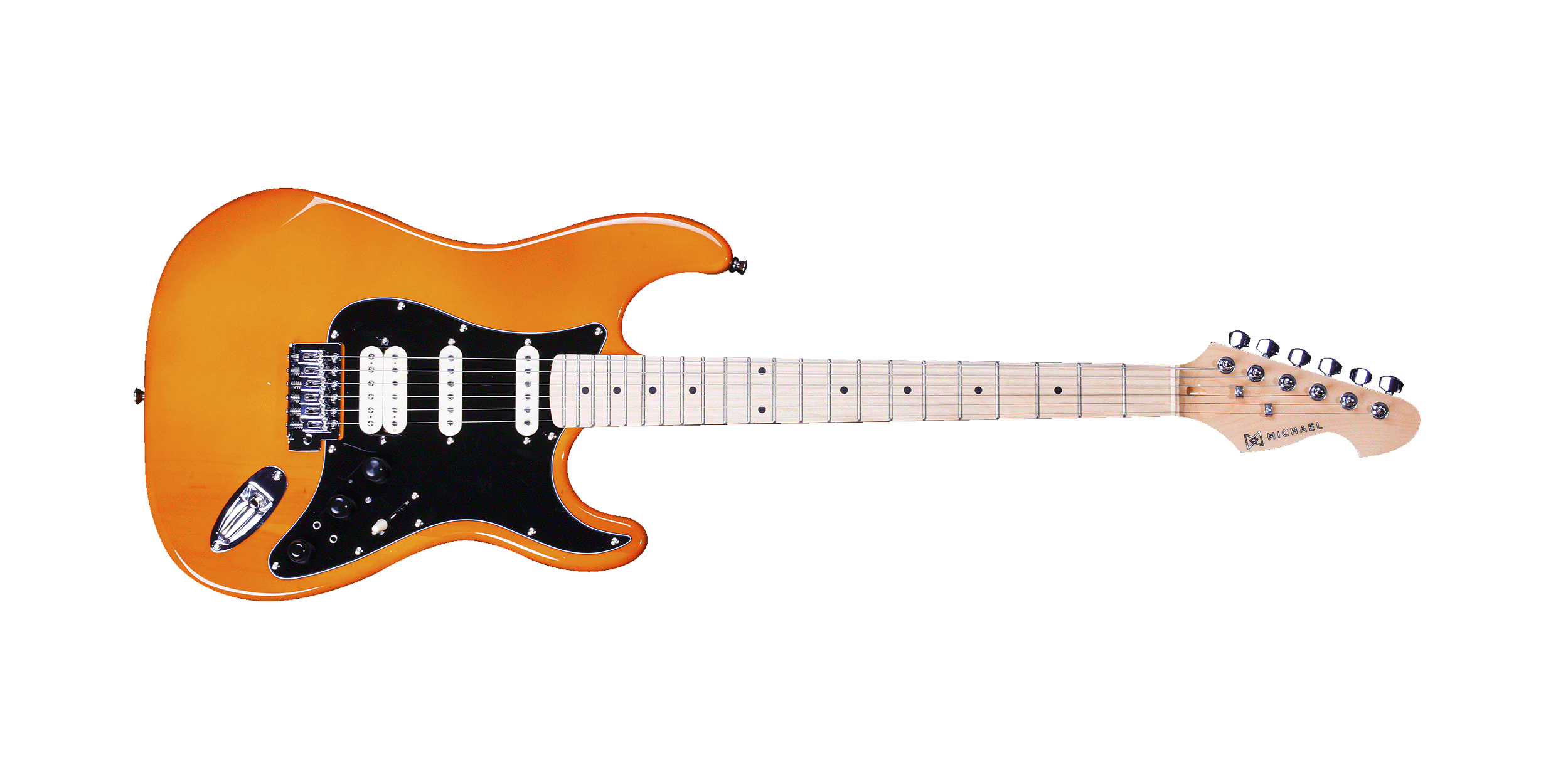 Guitarra Michael Rocker Com Efeitos GMS250 AM Amber - Look Music ...