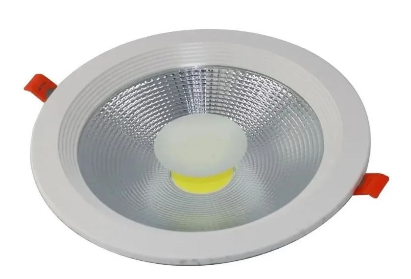 Spot Led Cob 28W Redondo Down Light Branco Frio 6500k - Sustenta Led ...