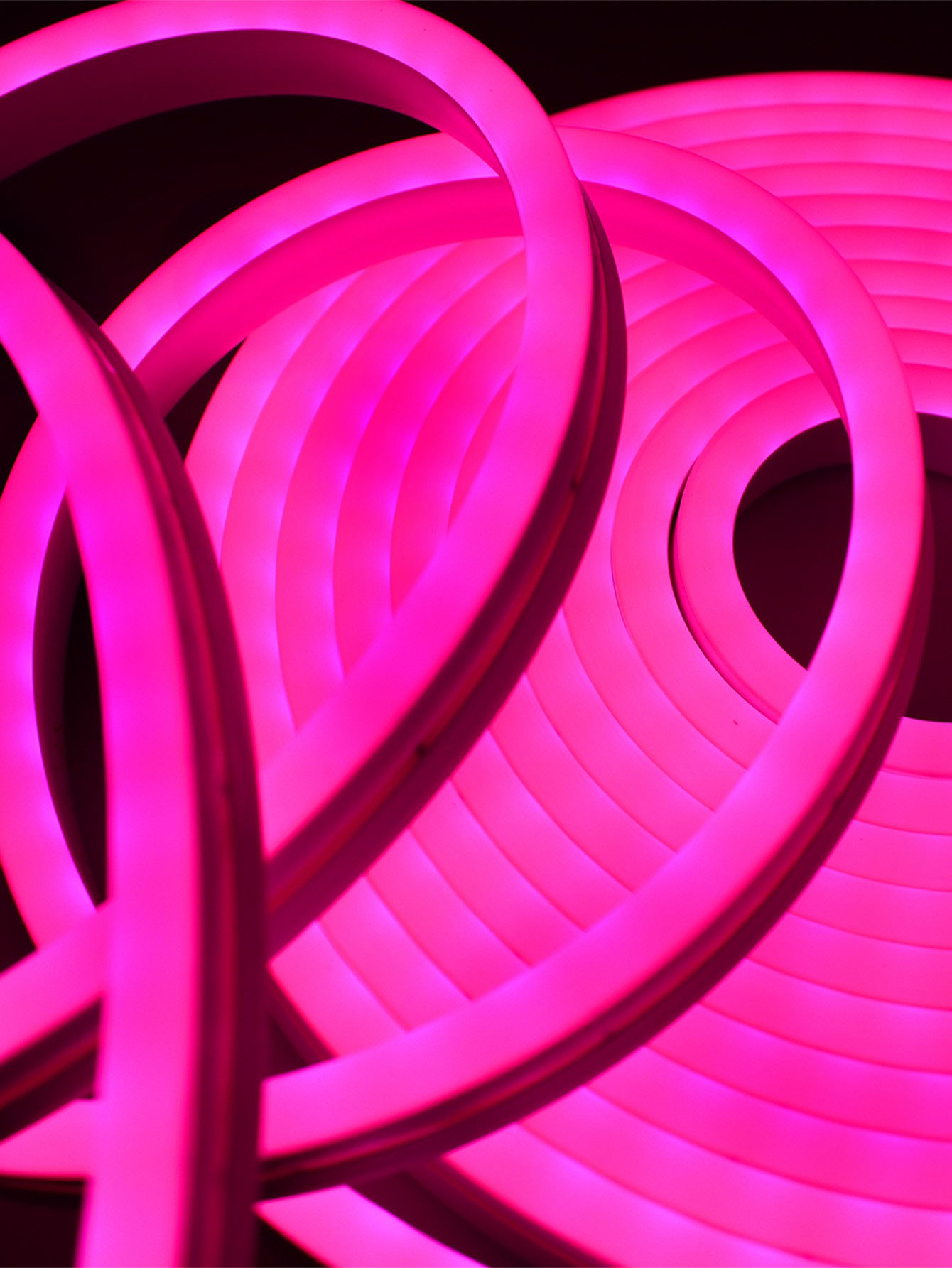 Fita LED 5 Metros 12V Mangueira Flexivel Neon Rosa - Sustenta Led - A ...