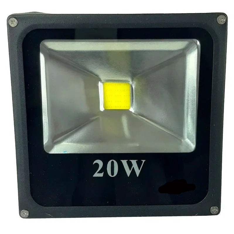 Refletor Holofote LED Cob 20W IP65/IP67 A prova D'Água Branco Frio - Sustenta Led - A maior loja ...