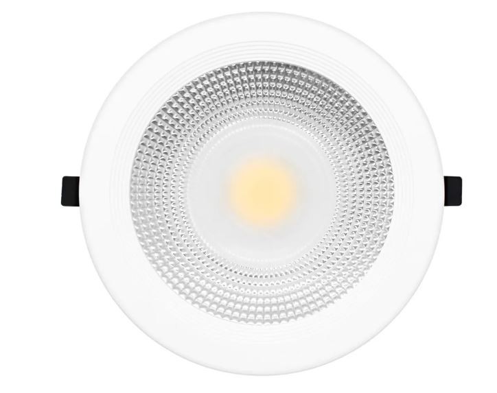 Spot Led Cob 50W Redondo Down Light Branco Frio 6500k - Sustenta Led - A maior loja de lâmpadas ...