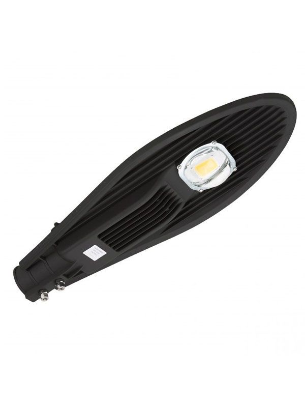 KIT5 Luminária Publica Pétala LED 50W Para Poste De Rua Cob Frio ...