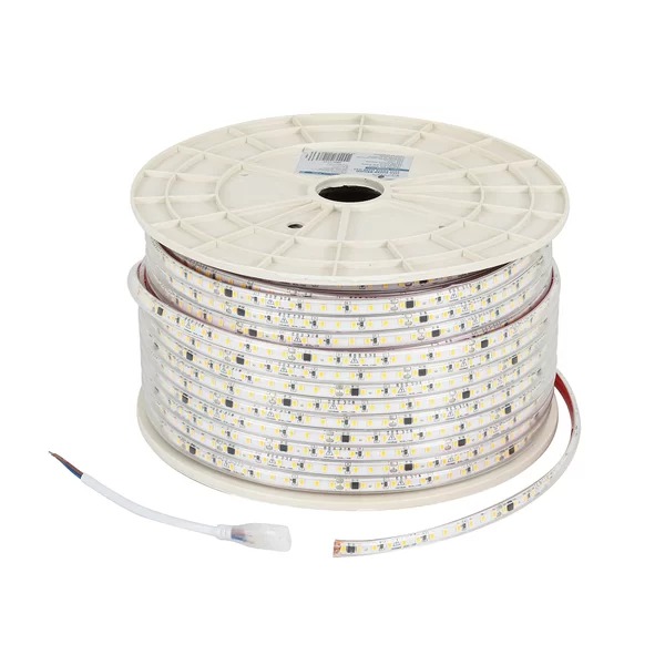 Fita LED 50 Metros 127v Slim 3528 120 LEDs 10W/M Branco Quente 3000k ...