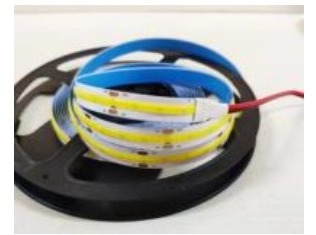 Fita De Led Cob 24v 5m 10mm IP20 20w/m 720leds/m Branco Frio 6000k - Sustenta Led - A maior loja ...