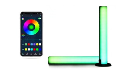 Barra de Luz Tubo LED Digital RGB USB Smart Inteligente Decoração ...