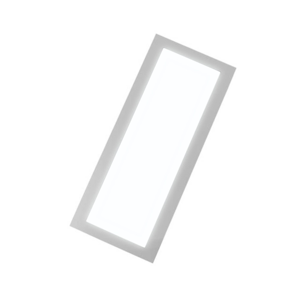 Luminária Plafon LED Slim 40W 30x60 Retangular Embutir Branco ...