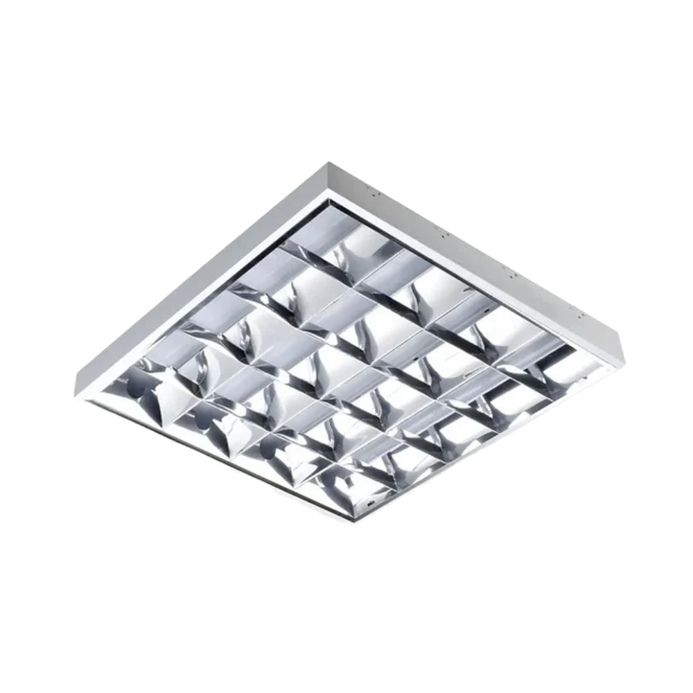 KIT 20 Luminária Sobrepor Aletada Para Tubular T8 60cm 4x9/10w - Sustenta Led - A maior loja de ...