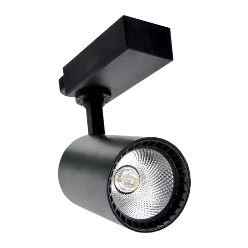 Spot 24W Super LED Preto Para Trilho Eletrificado Branco Frio 6000k ...