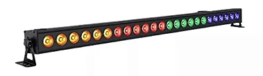 Kit 5 Luminária Ribalta Led 24v Digital 1 Metro 24W RGBW Colorido ...