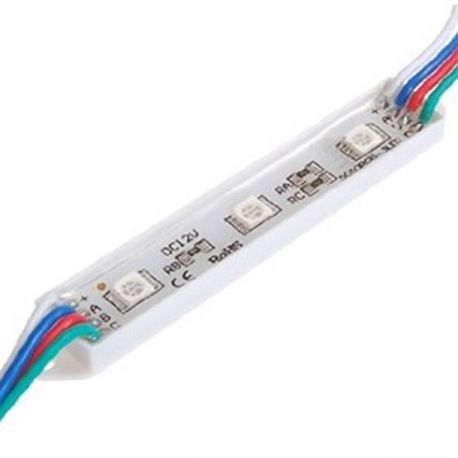 Módulo de LED 5050 SMD 3 LEDs RGB Multicolorido - Sustenta Led - A ...