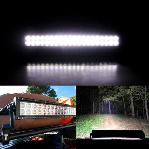 Barra de LED 120W Light Bar 40 LED Carro Jeep Off Roud - Sustenta Led ...