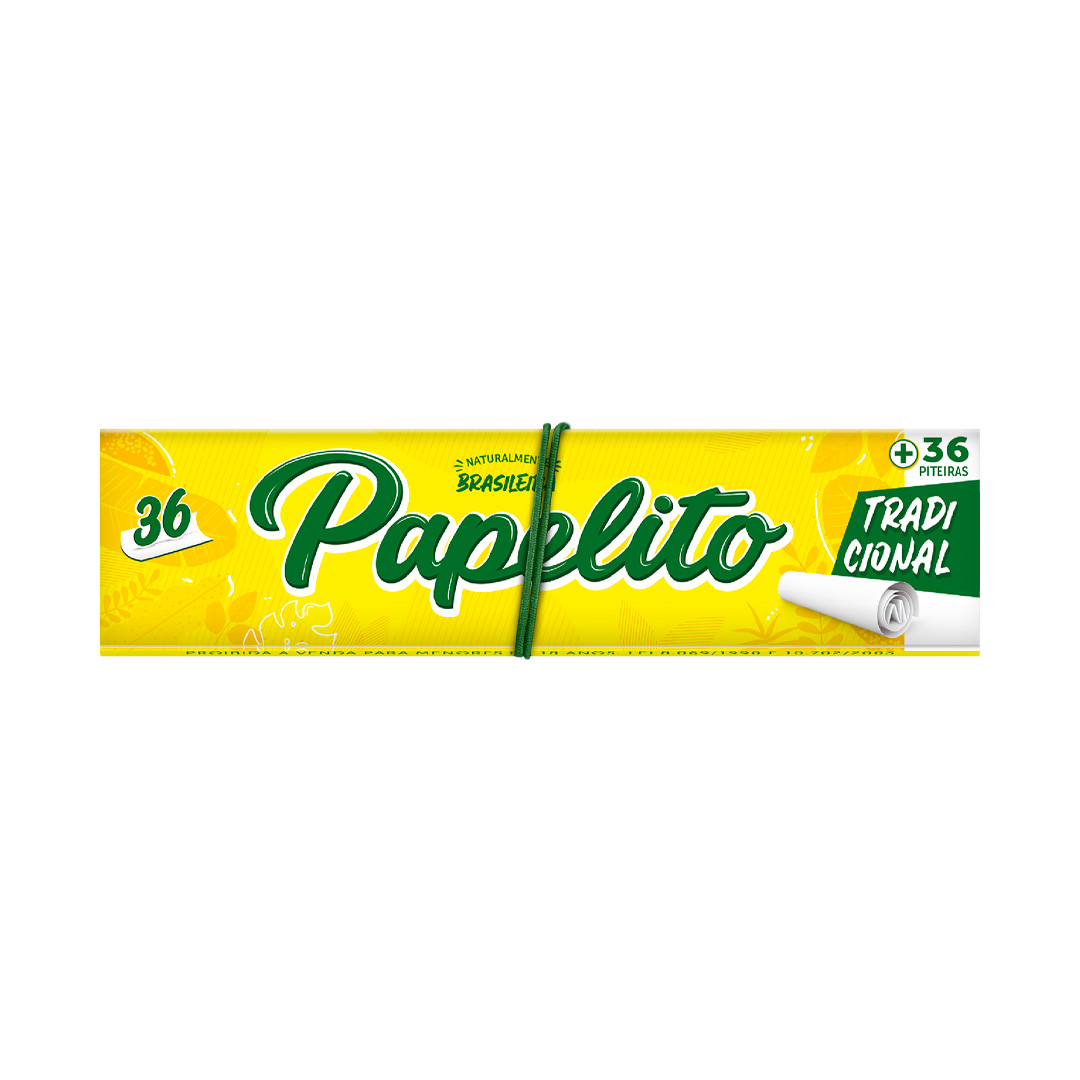 Seda King Size com Piteira Tradicional Papelito - Tabacaria MOLOTOV