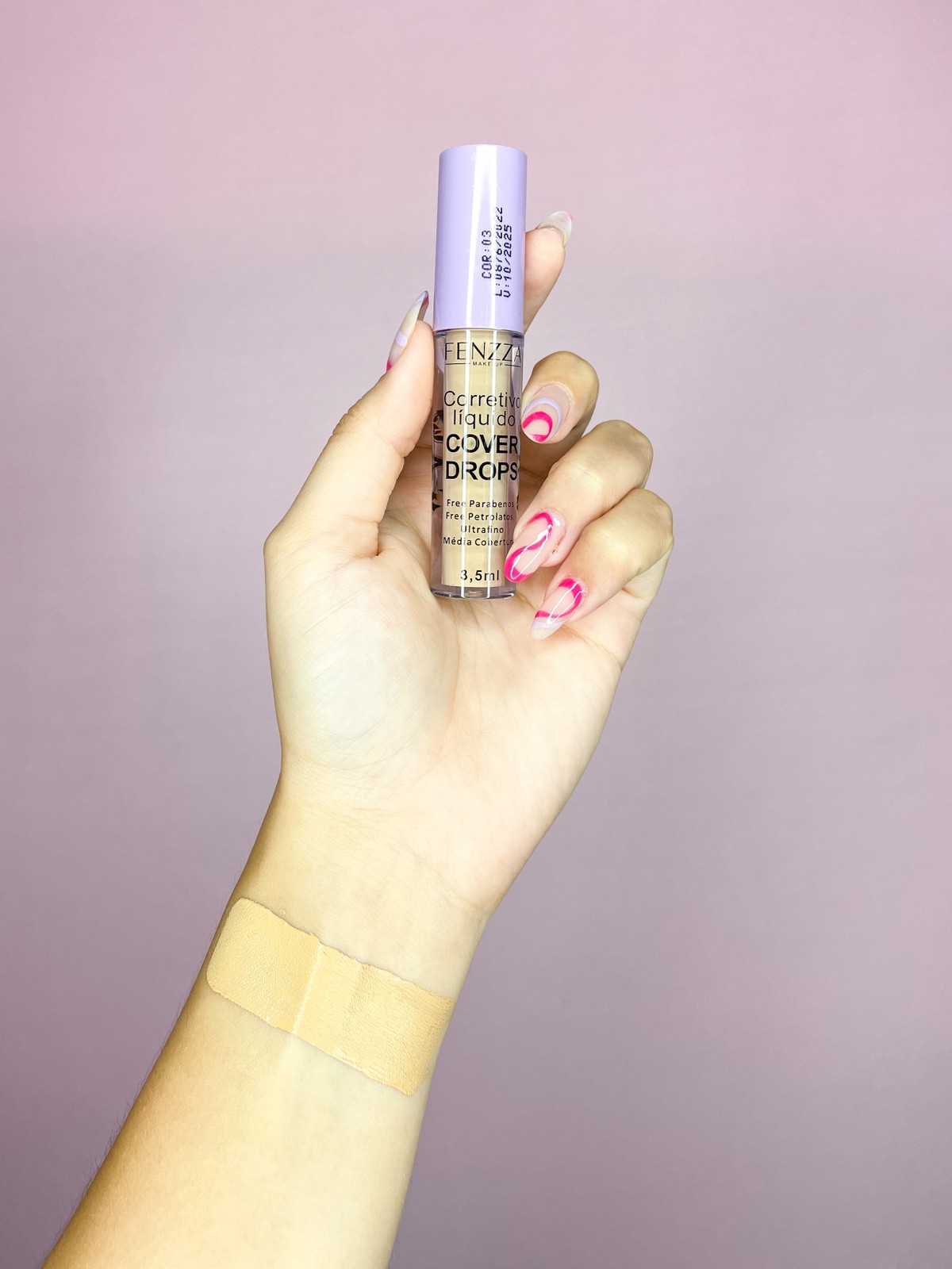 CORRETIVO LIQUIDO COVER DROPS - COR 3 - Loja Fenzza Make Up