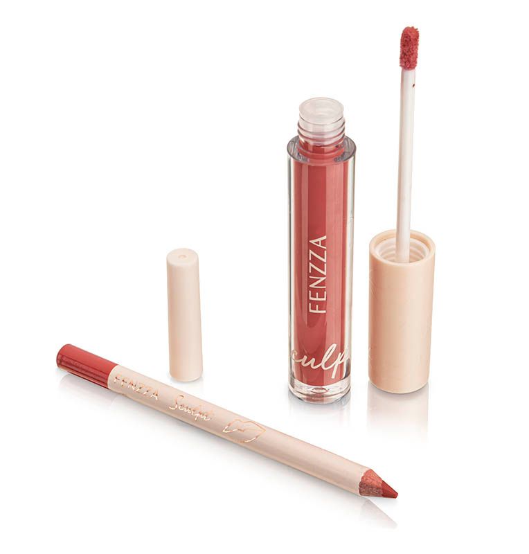 KIP KIT DUO BATOM E CONTORNO LABIAL - Loja Fenzza Make Up