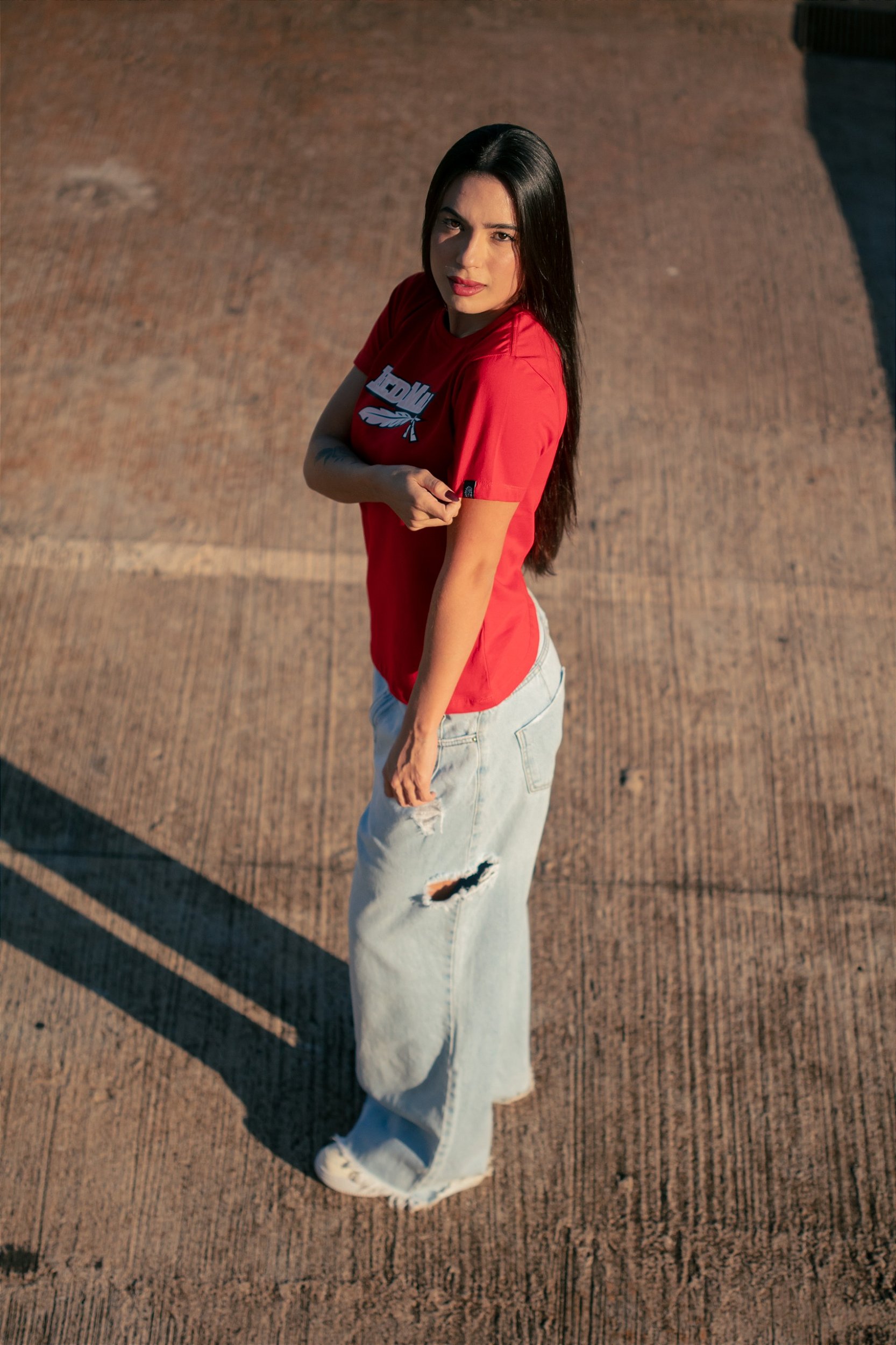 T-SHIRT REDMAN SNOWFALL - FEMININA 063 - Red Man Brand