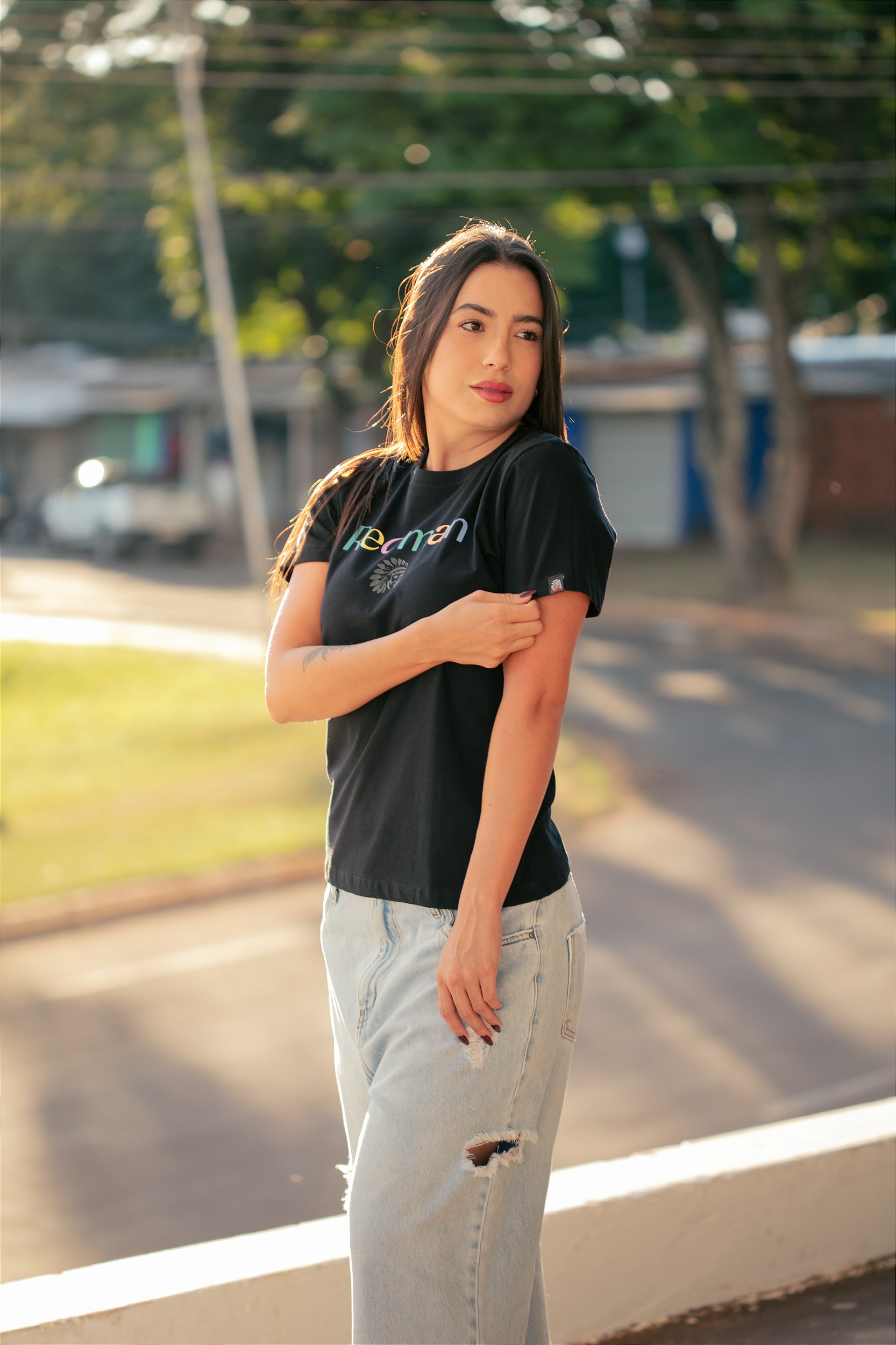 T-SHIRT REDMAN SNOWFALL - FEMININA 064 - Red Man Brand