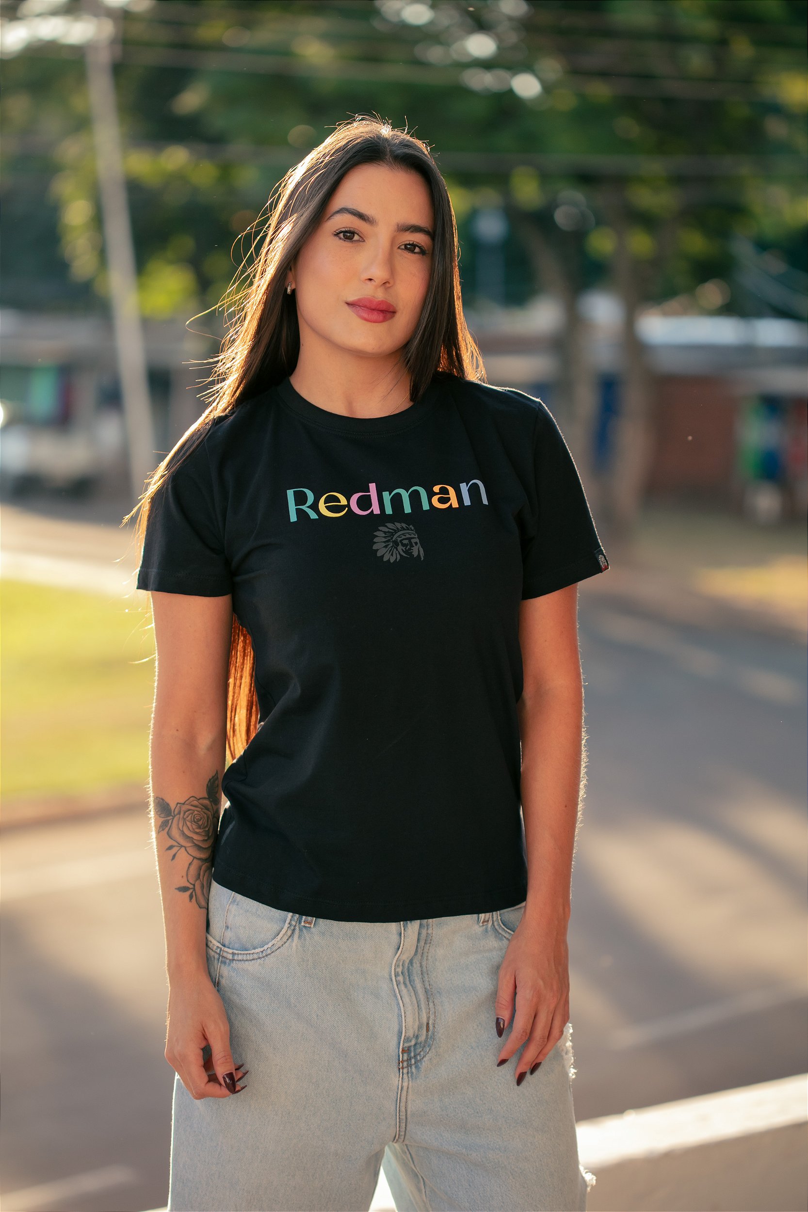 T-SHIRT REDMAN SNOWFALL - FEMININA 064 - Red Man Brand