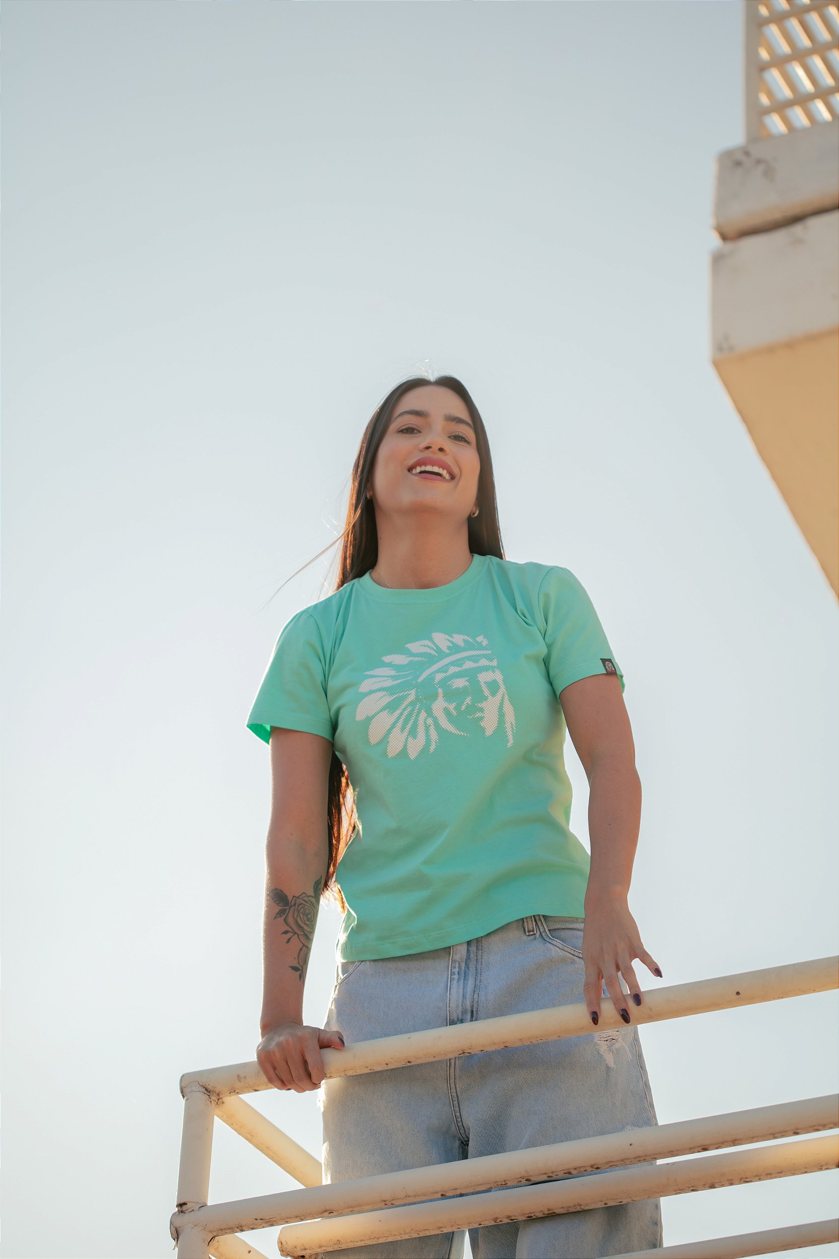 T-SHIRT REDMAN SNOWFALL - FEMININA 066 - Red Man Brand