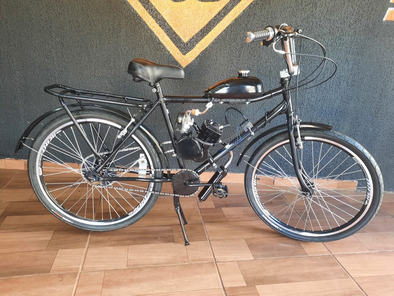 Bicicleta Motorizada Barra Forte Motor 2-Tempo - Mão Bikes Ribeirão ...