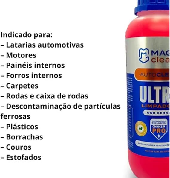 Auto Clean Ultra Limpador Automotivo Concentrado Magil Clean 1L - Stars ...
