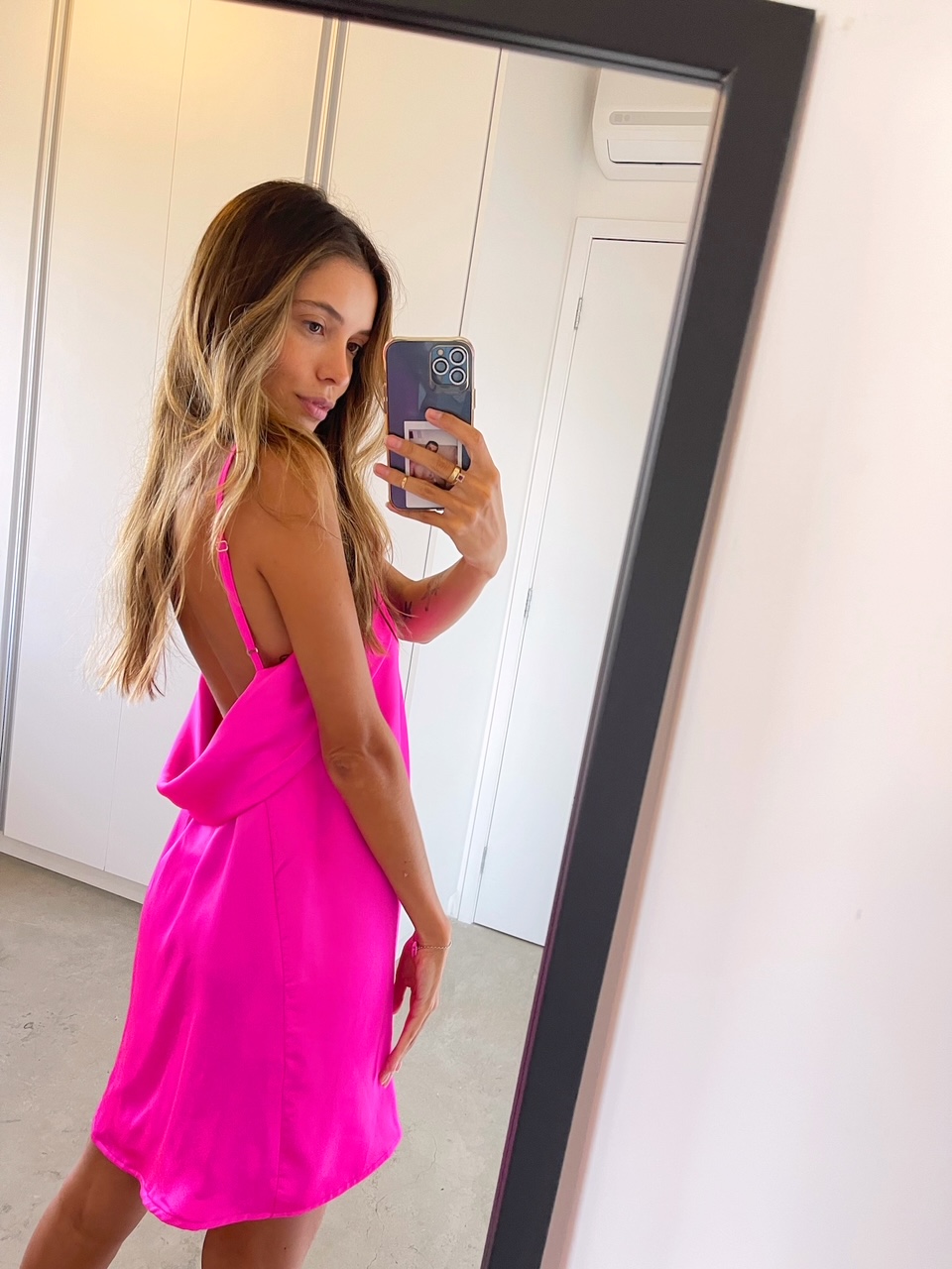 Vestido Ana Paula Rosa Valentino - Mini Moni