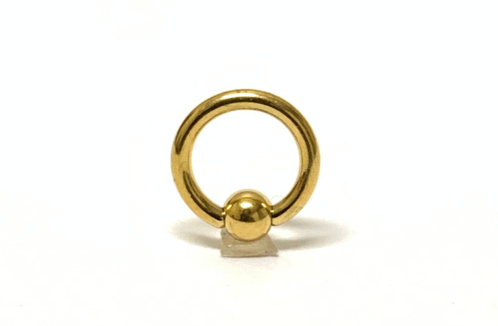 Captive titânio gold 6mm - Ideal Piercing