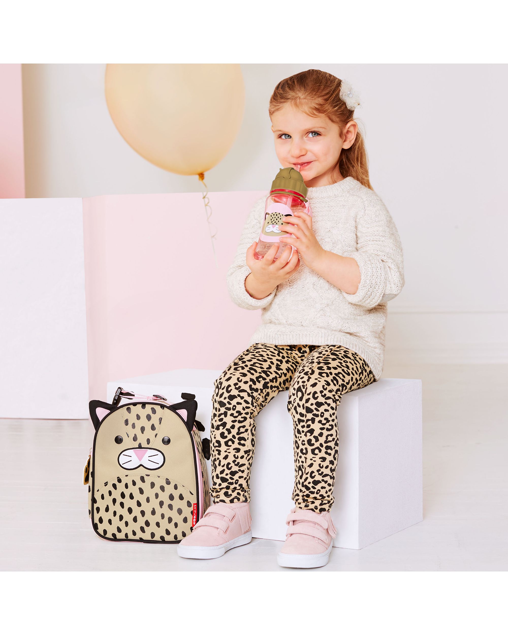 KIT MOCHILA E LANCHEIRA ZOO SKIP HOP LEOPARDO - LOB BABY KIDS ARTIGOS ...