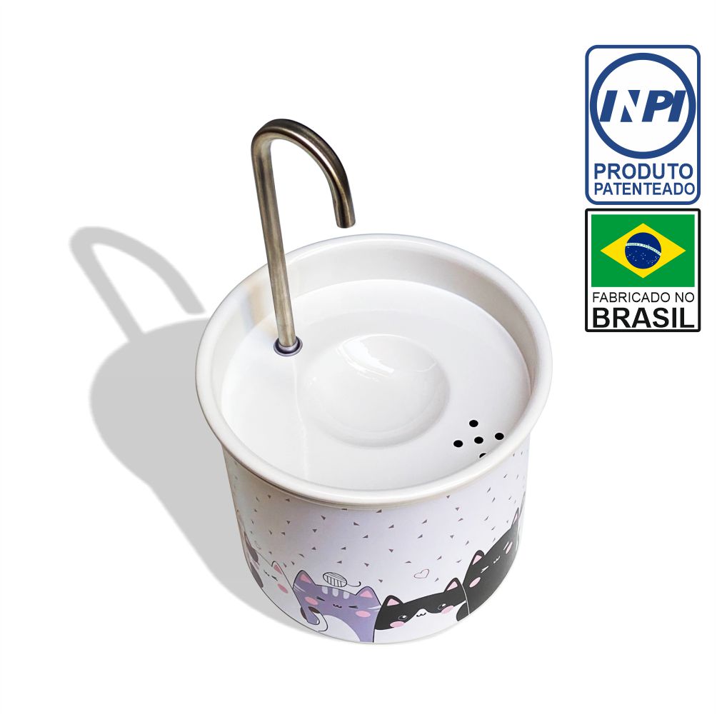 Fonte Catbebedouros para Gatos com Filtro -Cats - Pet Bichano