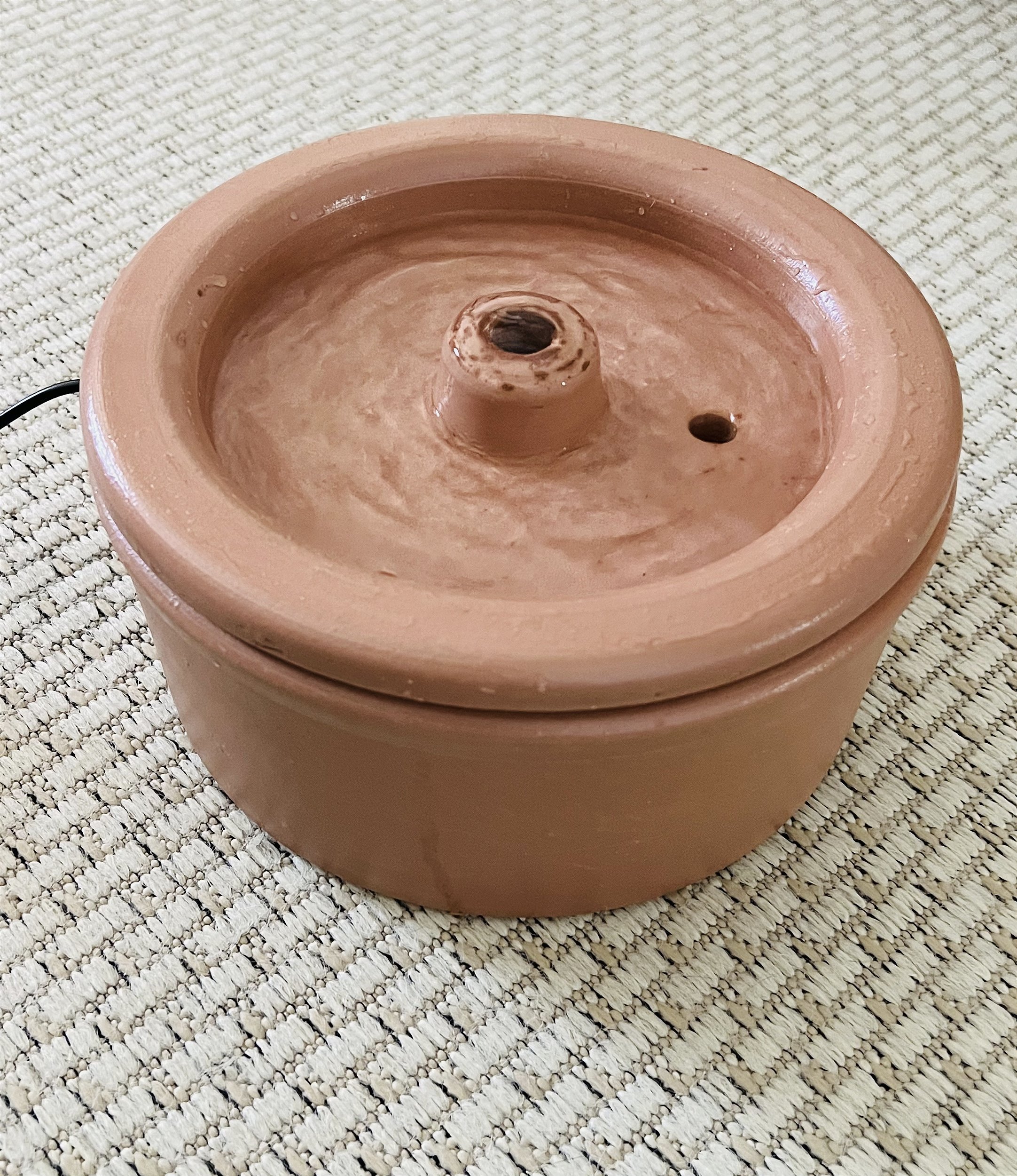 Fonte Bebedouro Cerâmica - Com Filtro - Modelo 360 - Pet Bichano
