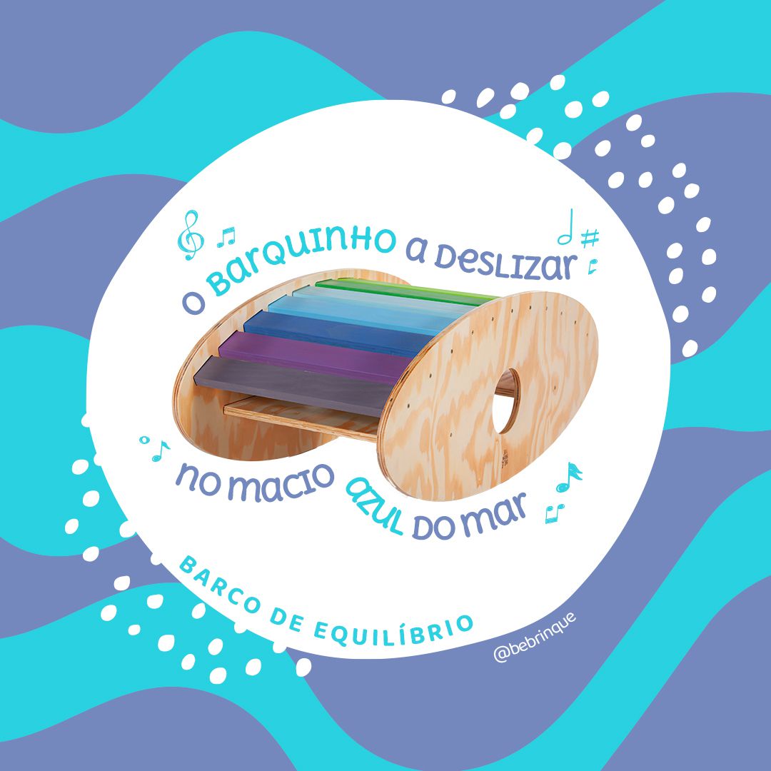 Barco de Equilíbrio Tradicional - BêBrinquê - Brinquedos de Madeira