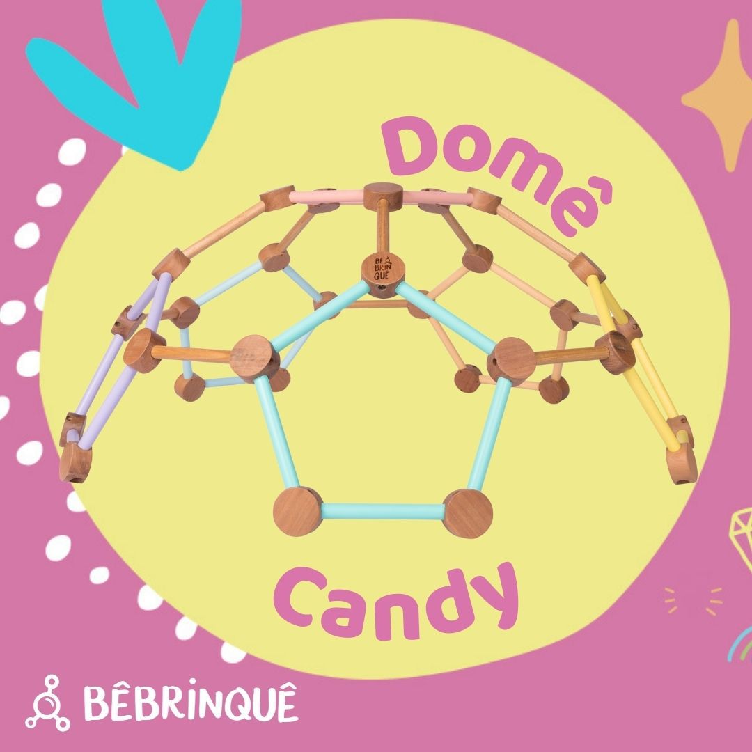 Domê Candy - Domo BêBrinquê - BêBrinquê - Brinquedos de Madeira