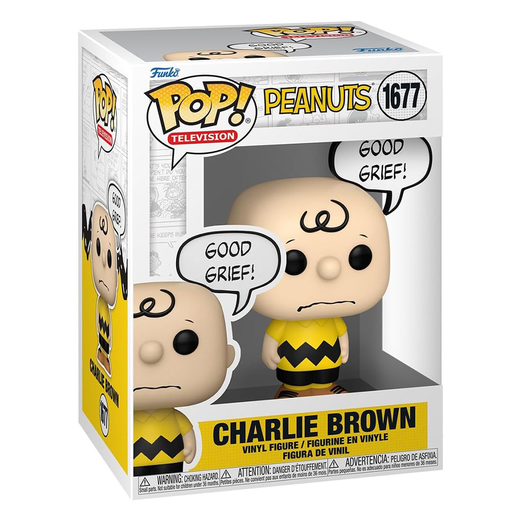 Charlie Brown 1677 Pop Funko Peanuts Snoopy - TS Toys