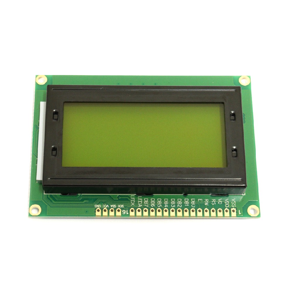 Display Lcd 16x4 Com Backlight Verde 06x Sem Juros E Nota Fiscal