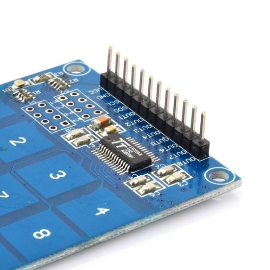 Sensor Touch Capacitivo 16 Teclas - Eletrogate - 12 anos!