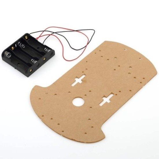 Kit Chassi 2WD (2 rodas) Robô para Arduino - Eletrogate - 12 anos!