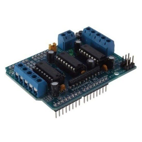 Motor Shield L293D Driver Ponte H para Arduino - Eletrogate - 12 anos!