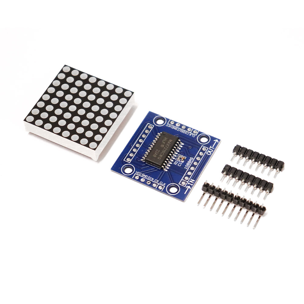Módulo Matriz de LED 8x8 com MAX7219 - Modelo 2 | 06x sem juros ...
