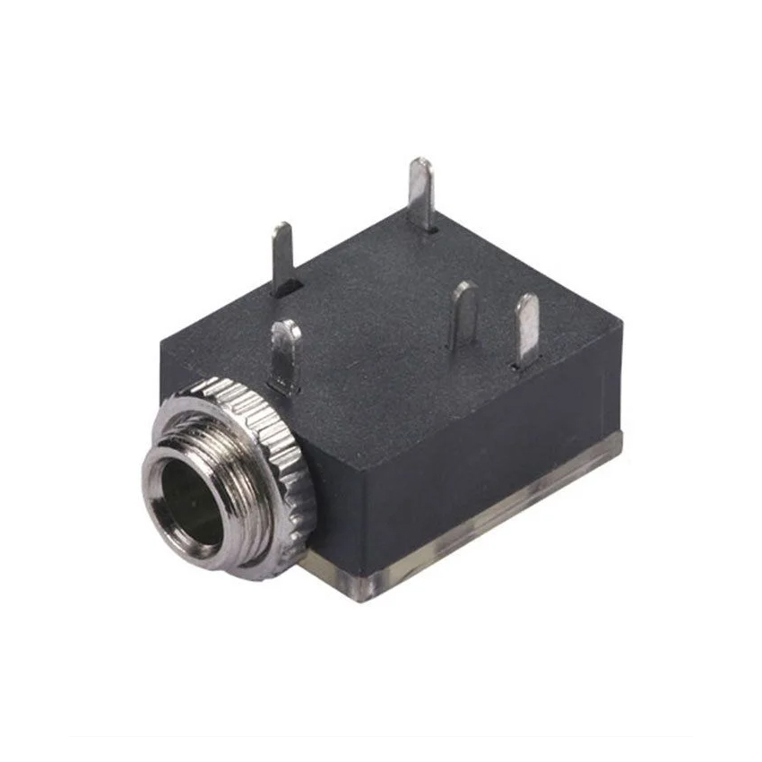 Conector Jack P2 Fêmea 3,5mm - Stereo - Eletrogate - 12 anos!