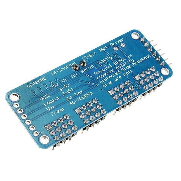 Módulo PWM PCA9685 I2C - 16 Canais para Servo - Eletrogate - 12 anos!