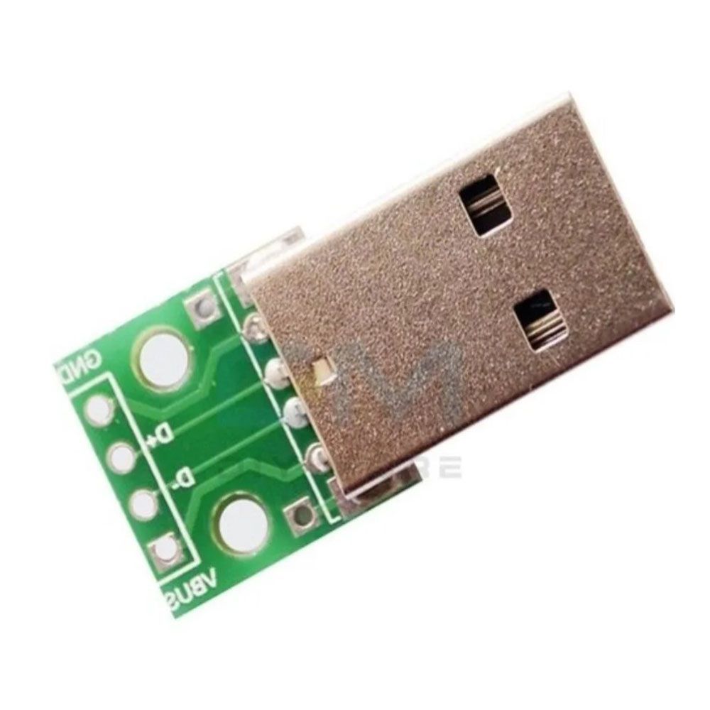 Módulo Adaptador USB Macho 2.0 para DIP - Eletrogate - 12 anos!