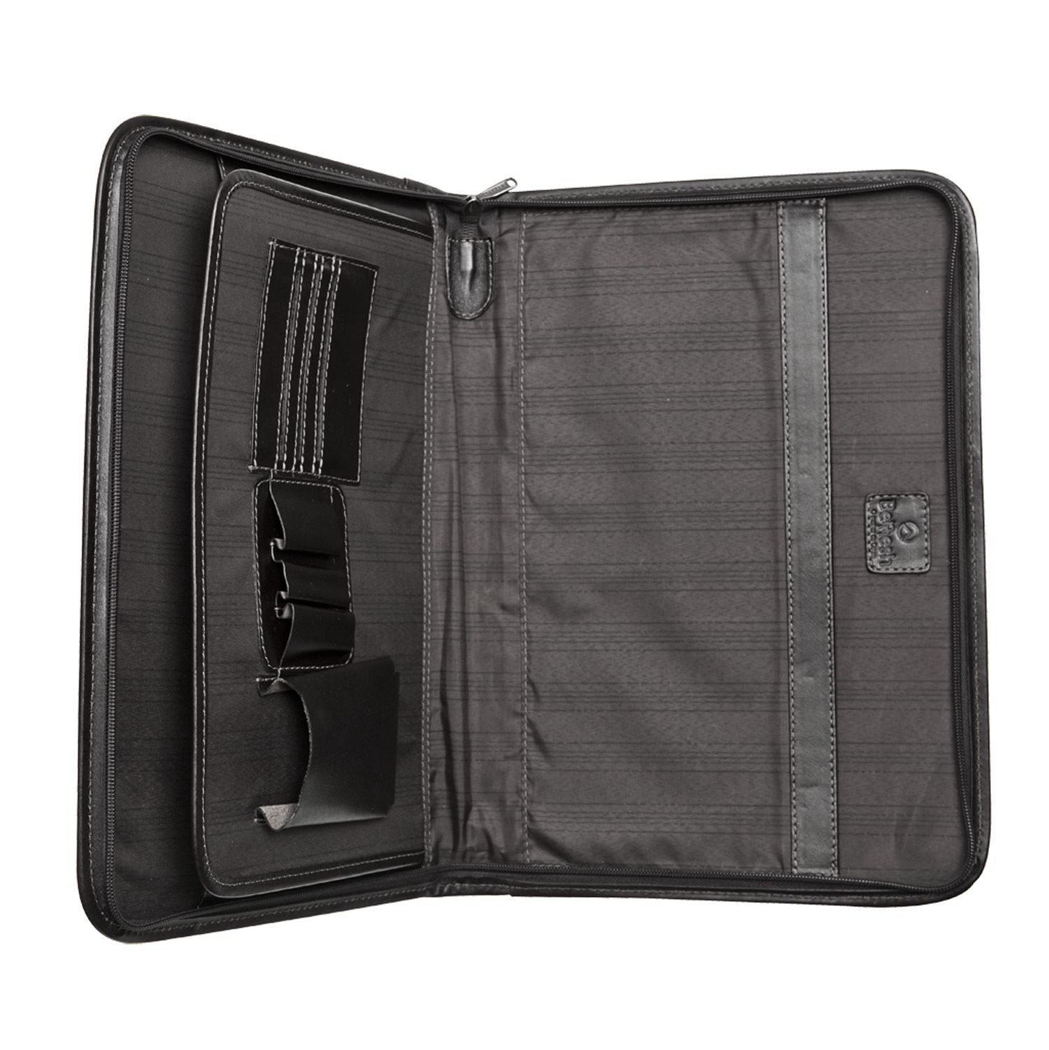Pasta envelope em Couro - Bennesh 9429 - Preto - Guanacos Pastas e ...