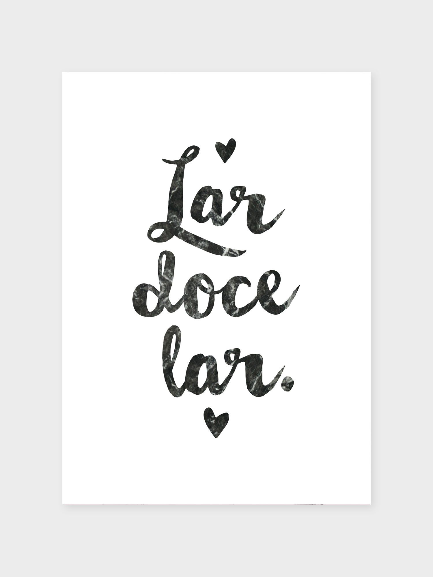 Poster Lar Doce Lar 3 - Shopkola - Shopkola - Papel de parede adesivo ...