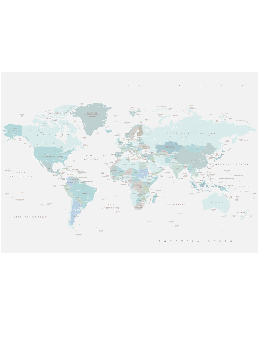 Poster de mapa mundi sky - Shopkola - Shopkola - Papel de parede ...