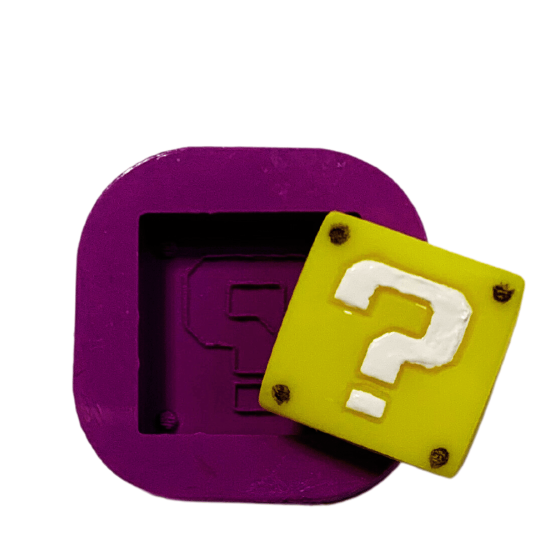 Molde de Silicone Aplique Super - Interrogation Block - BCV ...